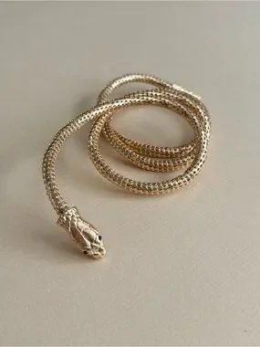 Anthropologie | Jewelry | Snake Coil Wrap Necklace M878 | Poshmark